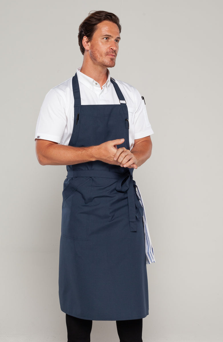 Large size blue chef Aprons | Ace Chef | Large Chef Aprons| – Ace Chef ...